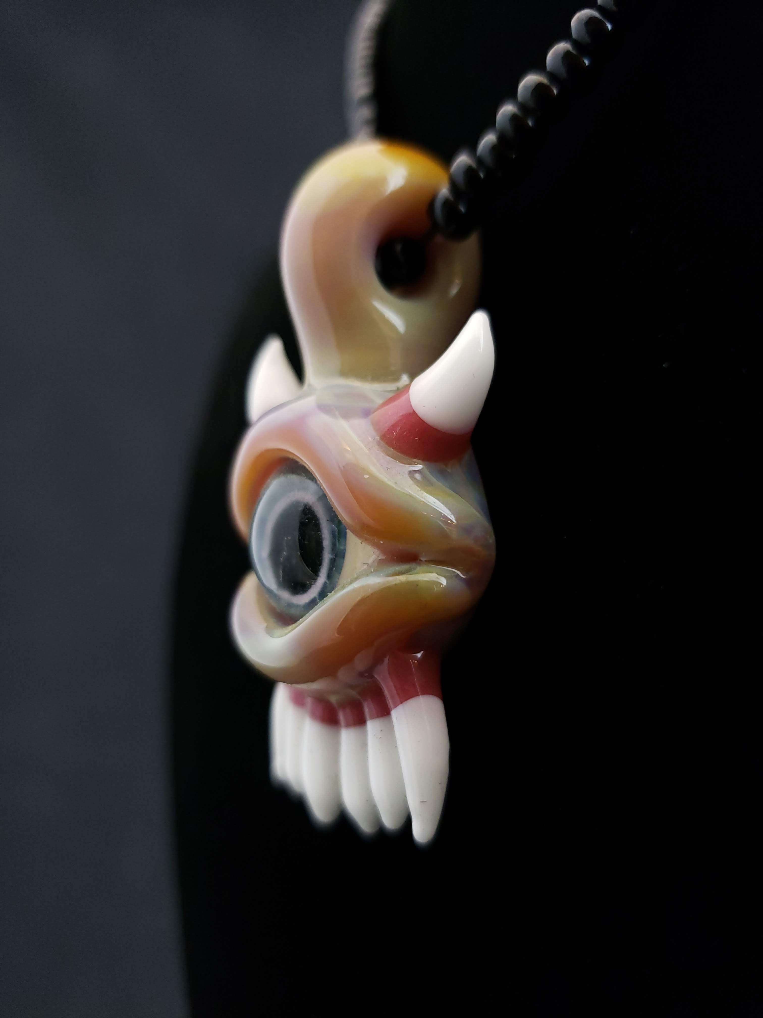 Lampwork Evil Eye Pendant - Matt Musick Glass Designs